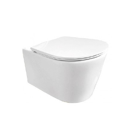 Kit cuvette suspendue + abattant WC Slim soft-close