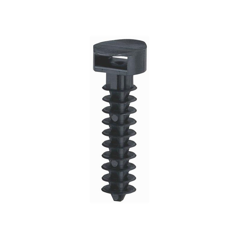 Fixation noir pour colson 100pcs