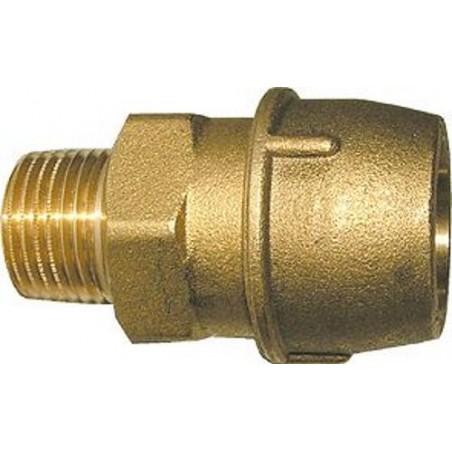 Nupi NIRON KOPPELING KLEM-M MESSING 20MM-1/2"